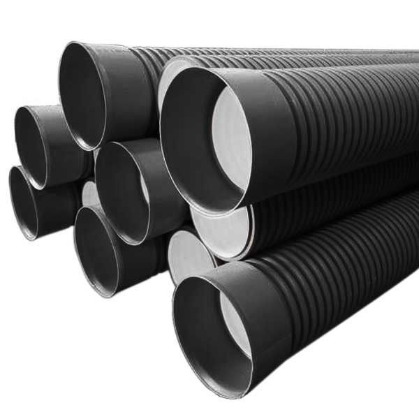 Tube/buse PEHD assainissement annelé/lisse SN8 D.200 mm