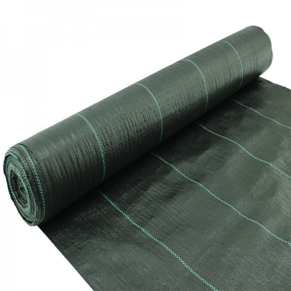 Toile agricole anti-herbes noire PEHD 100g 2x50m