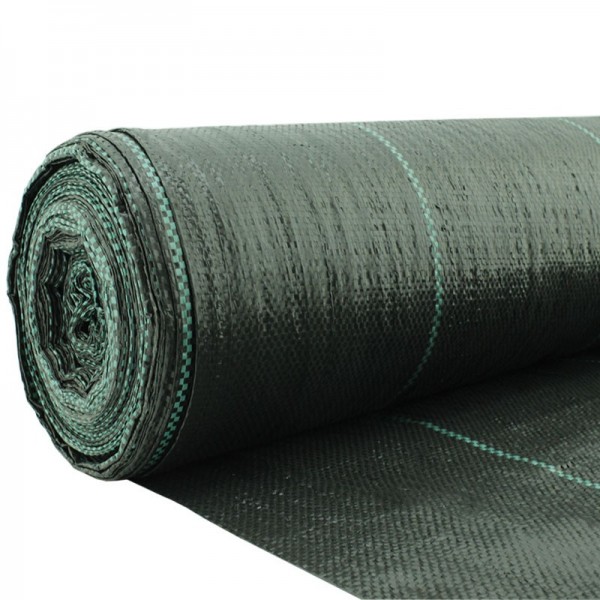Toile agricole anti-herbes noire PEHD 100g 2x50m
