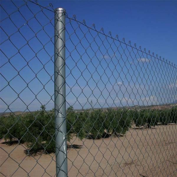 Poteau rond galvanisé Ø48 H130 cm